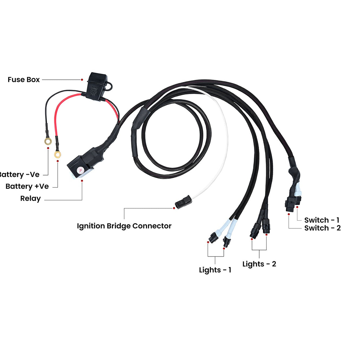 Maddog Dual Wireharness Pro | 18 months warranty – Moto Modz