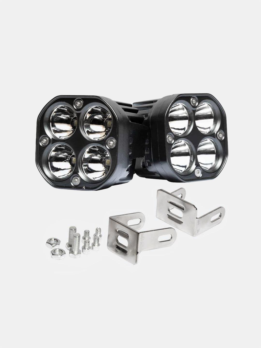 4 LED Pair Super Fog Light White Economy From Moto Modz.