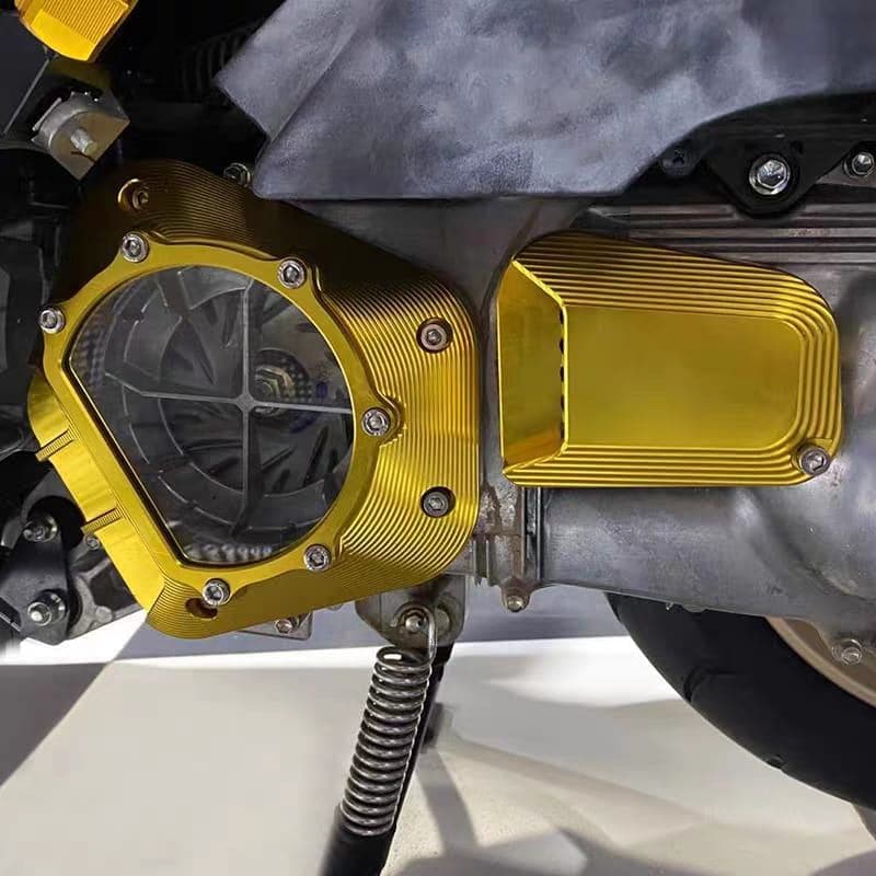 YAMAHA AEROX ACCESSORIES YAMAHA AEROX CLUTCH COVER CLEAR CNC CVT COVER ...