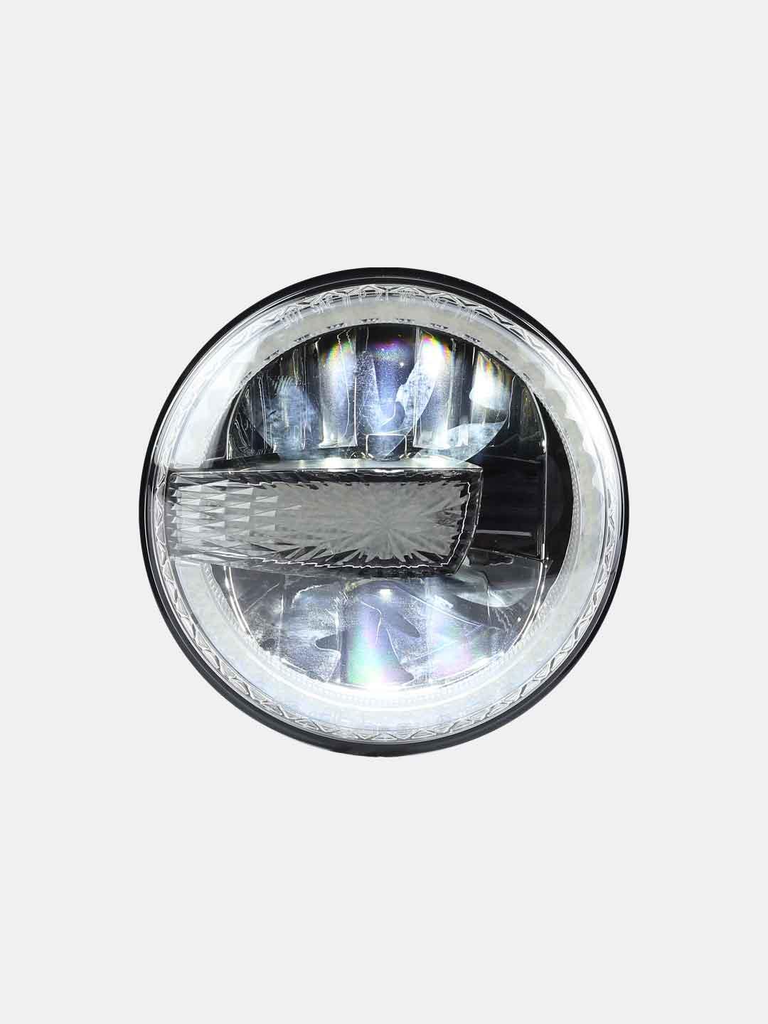 7 Inch Diamond DRL Headlight From Moto Modz.
