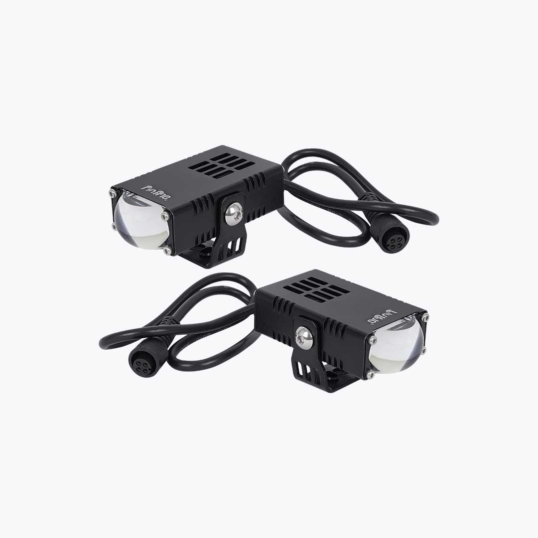 HJG Square Slim Waymaker Mini Drive Fog Light Pair – Moto Modz