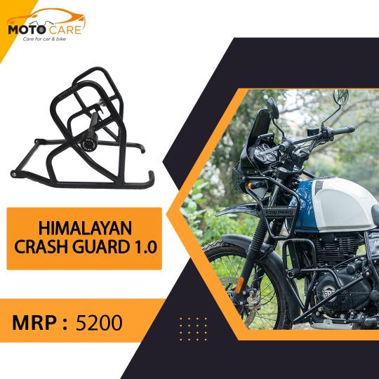 Moto Care Heavy Metal Crash Guard 1.0 For Royal Enfield Himalayan ...