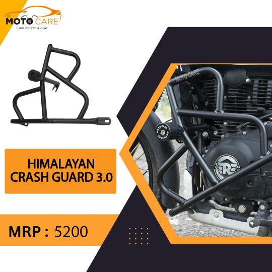 Moto Care Heavy Metal Crash Guard 3.0 For Royal Enfield Himalayan ...