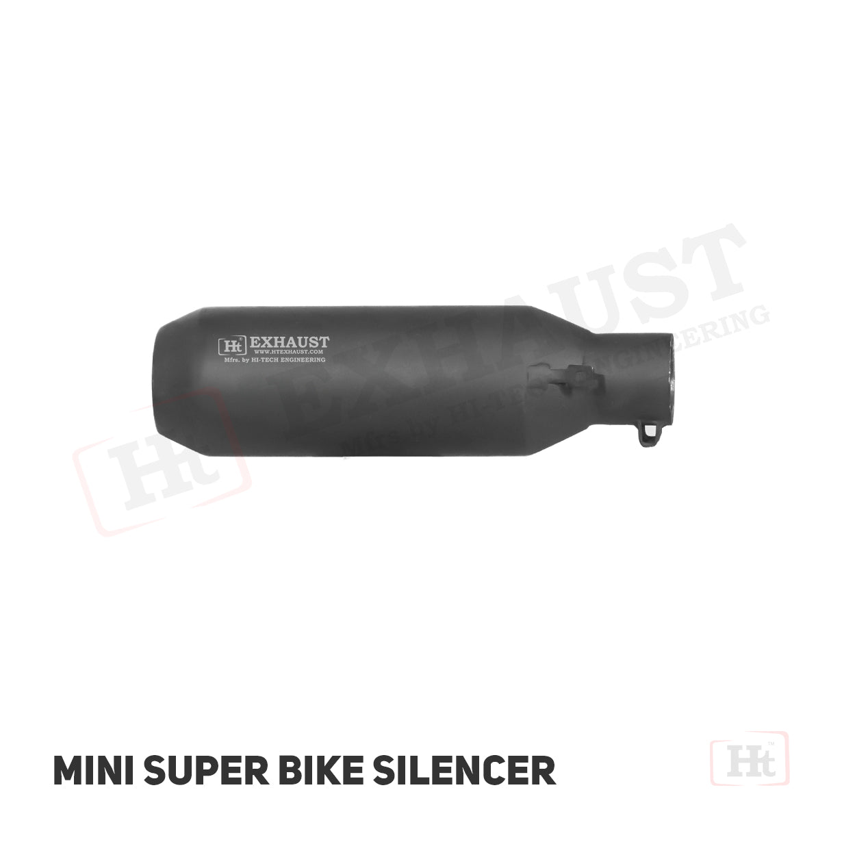HT Mini Stainless Steel Super Bike Exhaust (Black Matt) – SB 795- Ht ...