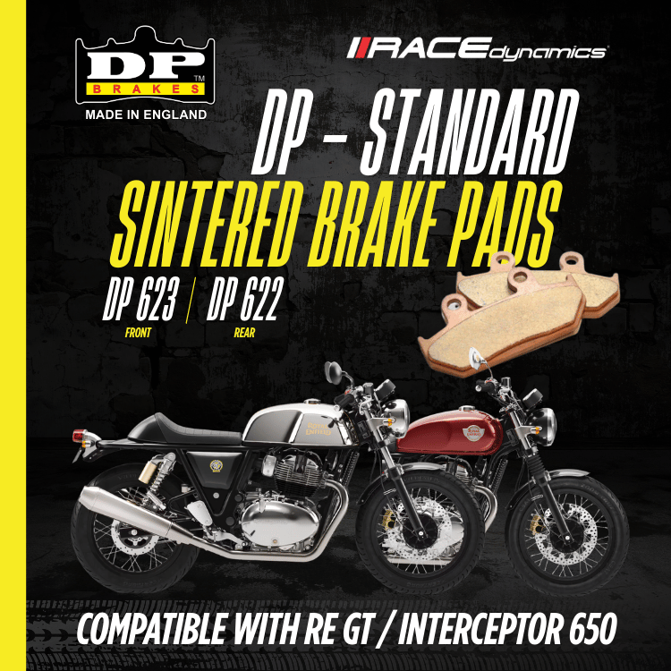 DP Sintered Brake Pads for Royal Enfield Interceptor 650 - Standard ...