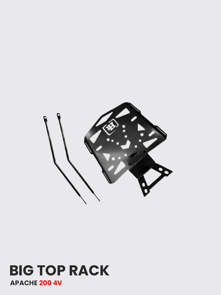 HT Apache RTR 160 4v Top Rack Big plate / SBTVS 109-BIG – Moto Modz