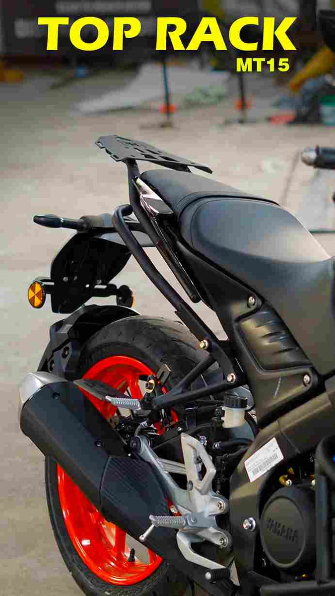 COMBO 1 MT-15 – Crash Guard + Top Rack HT EXHAUST – Moto Modz