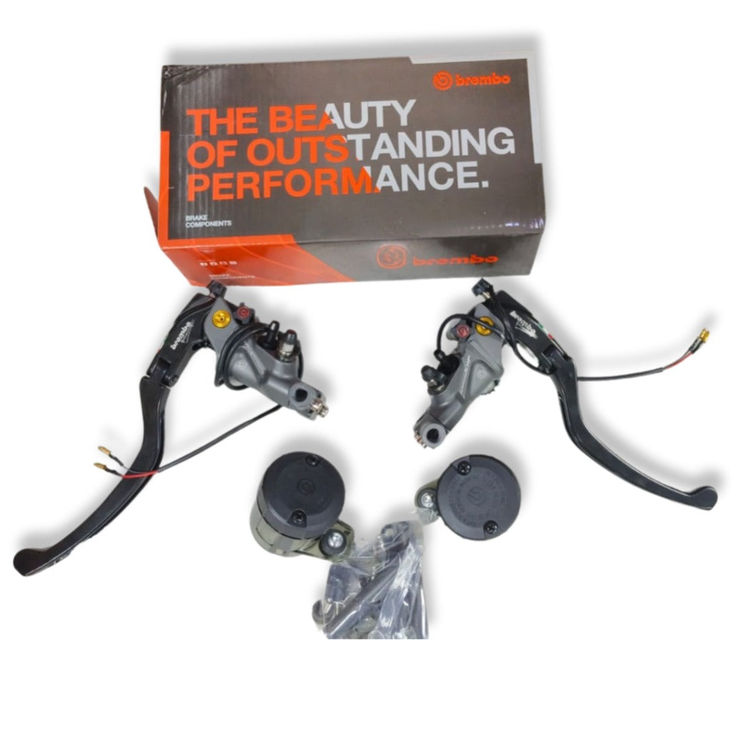 Brembo radial dual Hydraulic clutch & brake Lever Set For Universal Bi ...