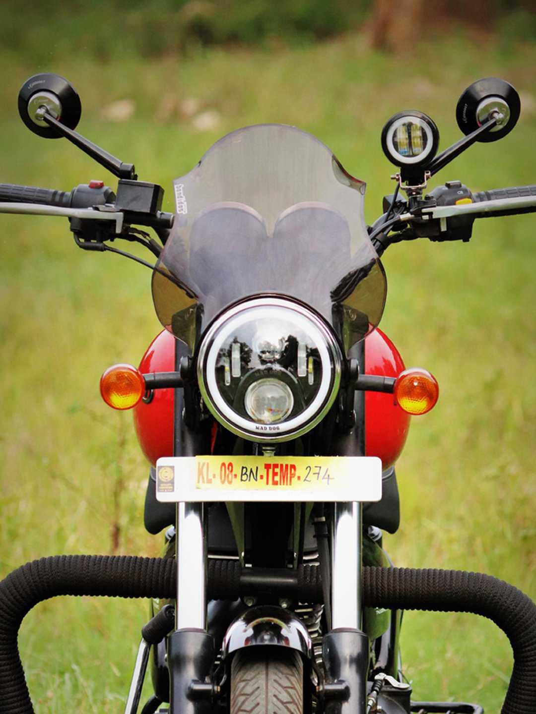 CNC Round Mirror From Moto Modz.