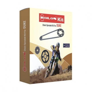 DUKE 250 X RING CHAIN SPROCKET KIT BY ROLON – Moto Modz