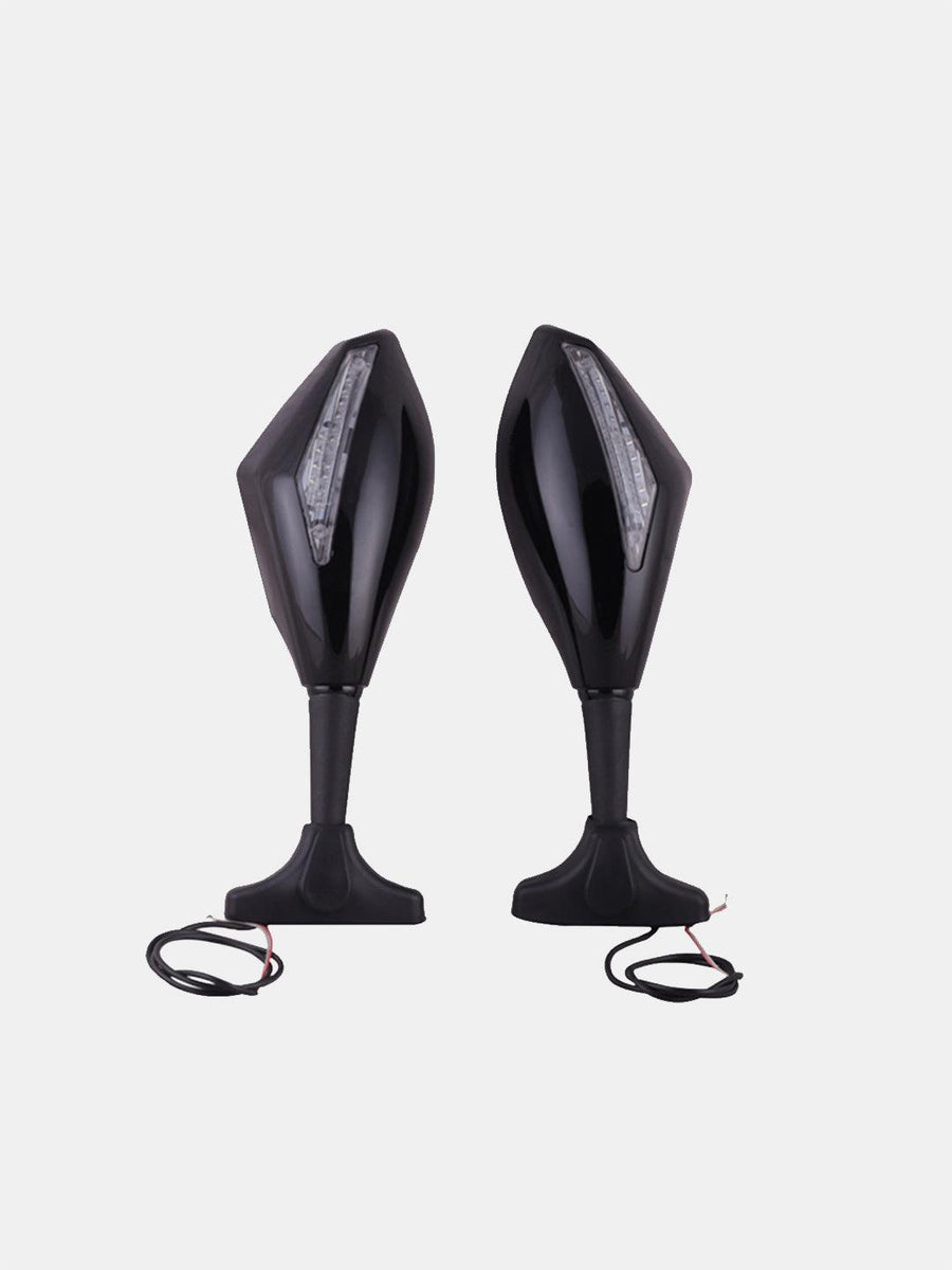 Exclusive 1 Side LED Indicator Mirror – Moto Modz