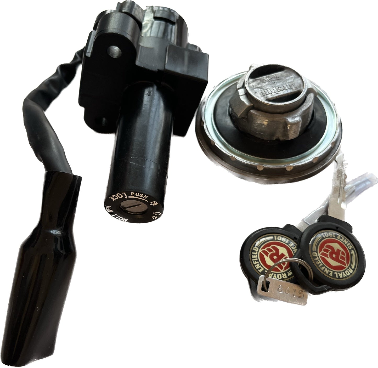 Thunderbird 350 X lock set | Royal Enfield From Moto Modz.