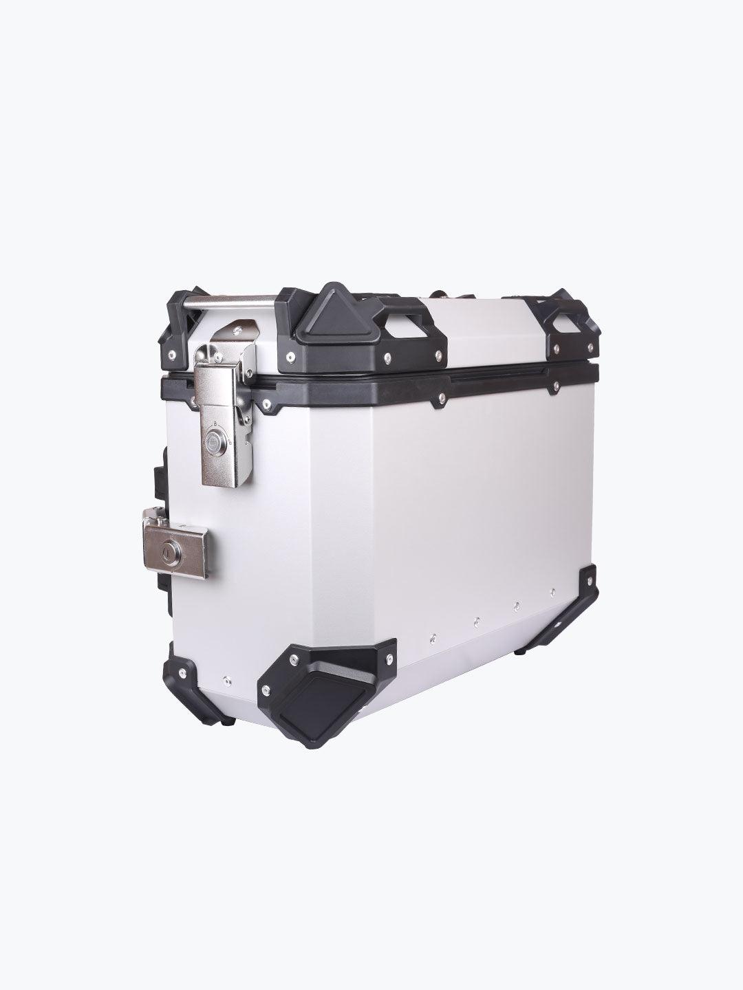 JB 36L Side Box-Silver From Moto Modz.