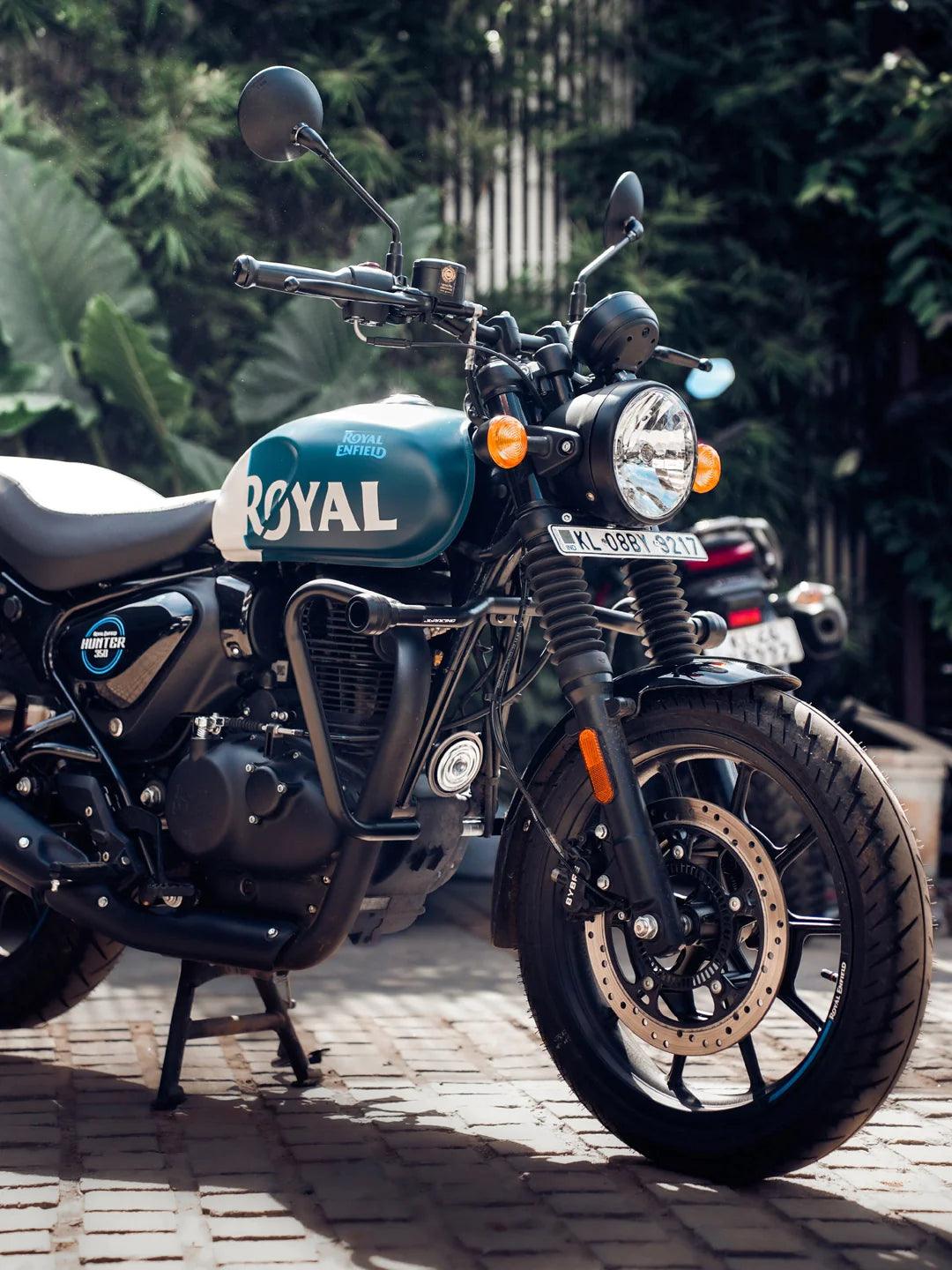 JB Hunter Crash Guard With Mat Slider From Moto Modz.