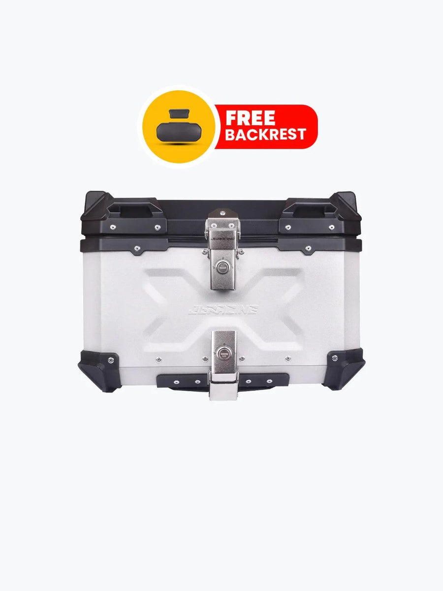 Jb Racing Top Case X 55L Premium With Back Rest Pad – Moto Modz