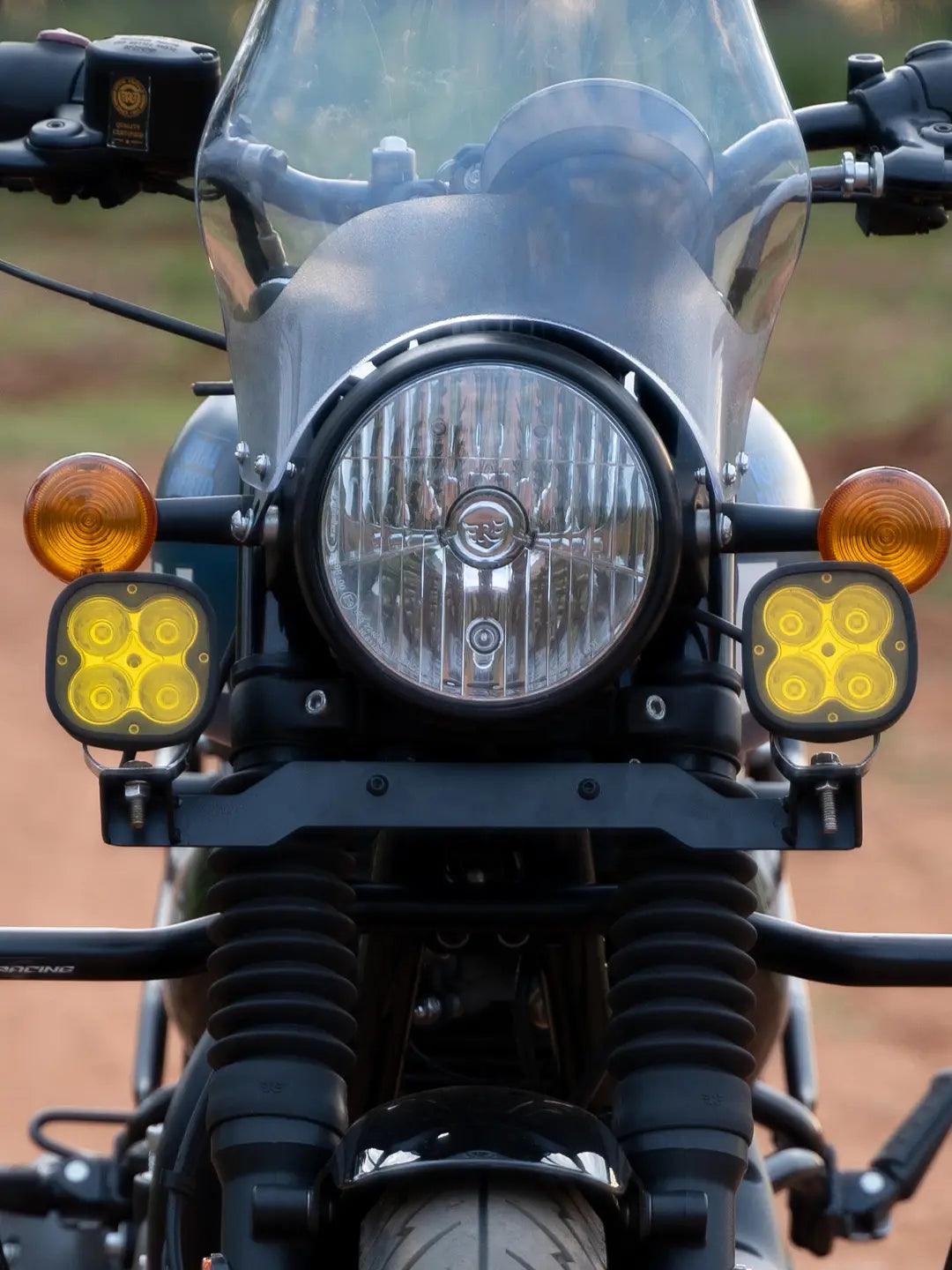 JB RE Hunter 350 Fog Light Mount Set From Moto Modz.
