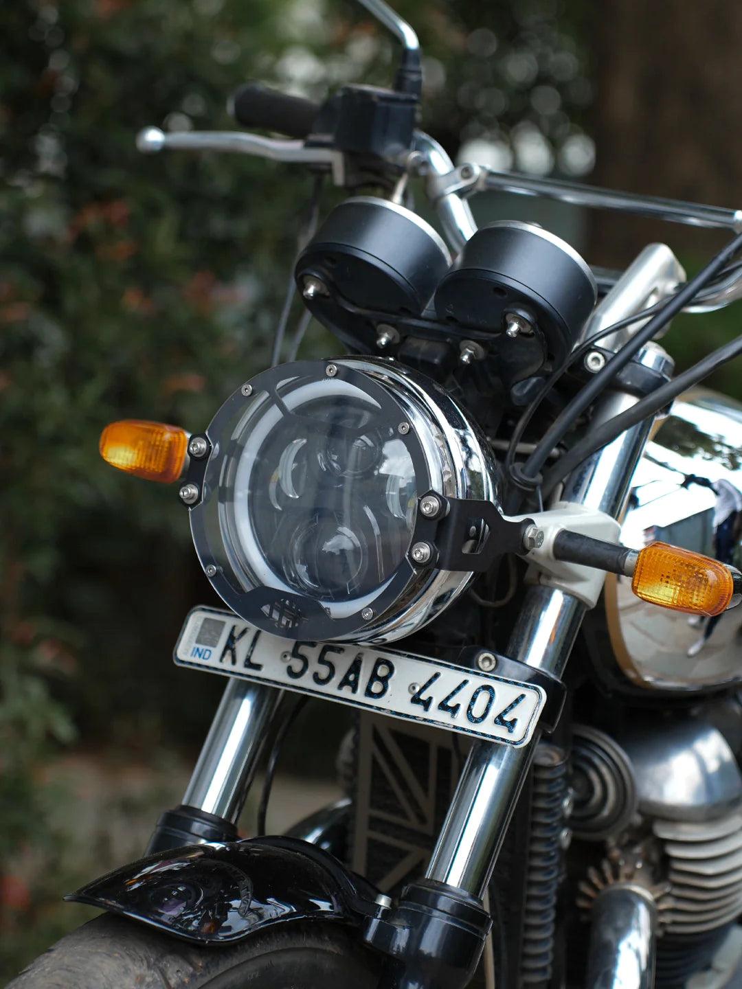 LCB Interceptor Oculus Headlight Shield From Moto Modz.