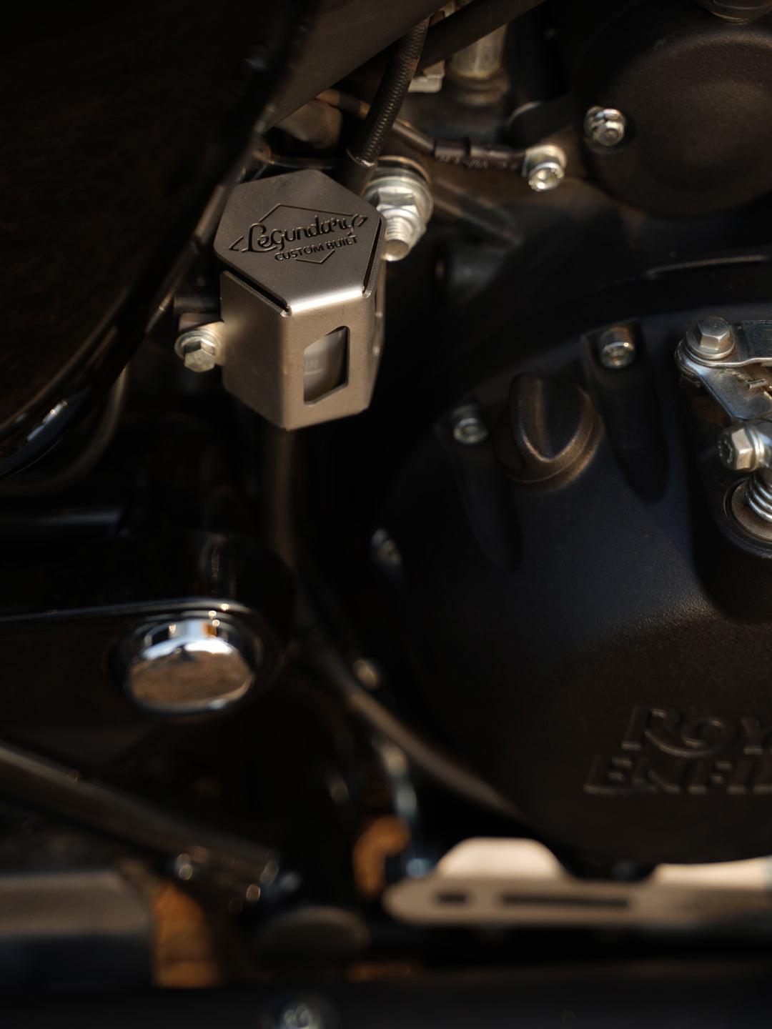 LCB Meteor Novato Rear Break Fluid Guard From Moto Modz.