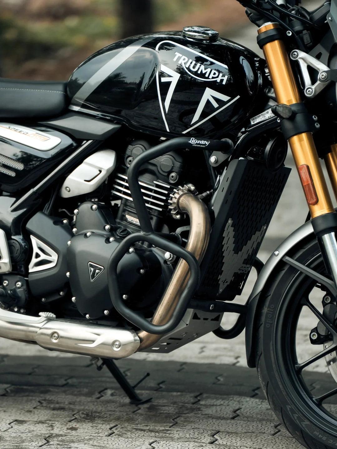 LCB Triumph Speed 400 Velocis Non Slider Crash Guard From Moto Modz.