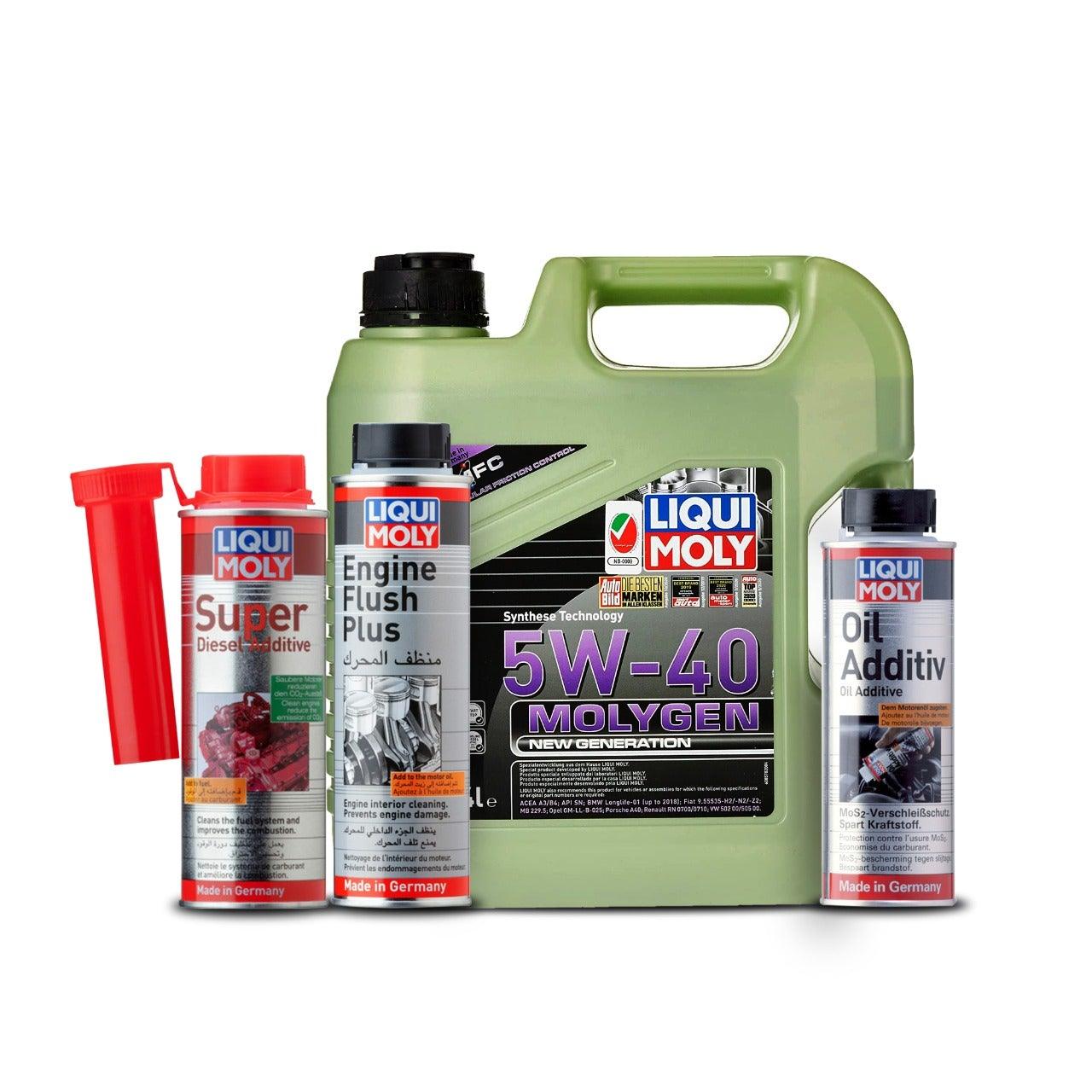 Liqui Moly Molygen 5W40 4L Performance Pack From Moto Modz.