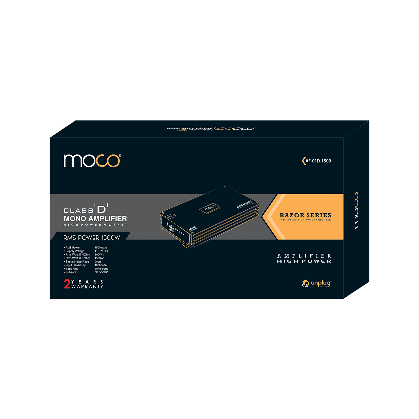 MOCO AF-01D-1500 | Class “D” Mono High Power Amplifier (RMS 1500W) From ...