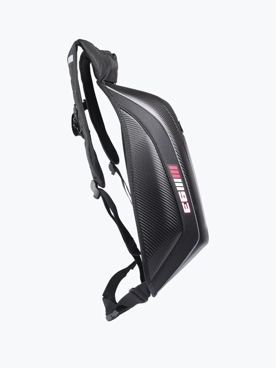 Motorcycle Backpack Black/Red From Moto Modz.