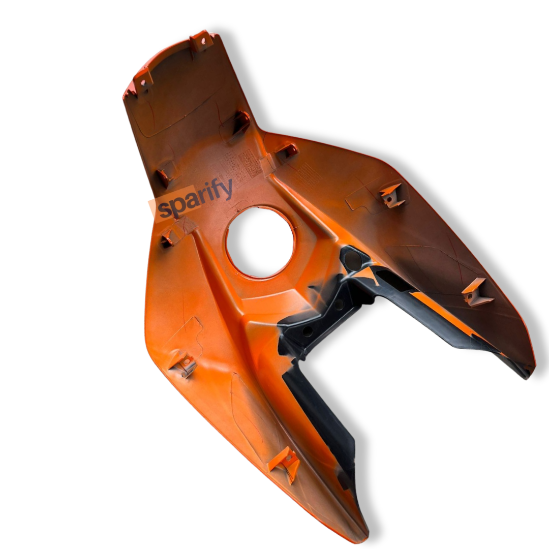 Ktm Duke 200 /390 BS3 tank upper cover orangewith decals From Moto Modz.