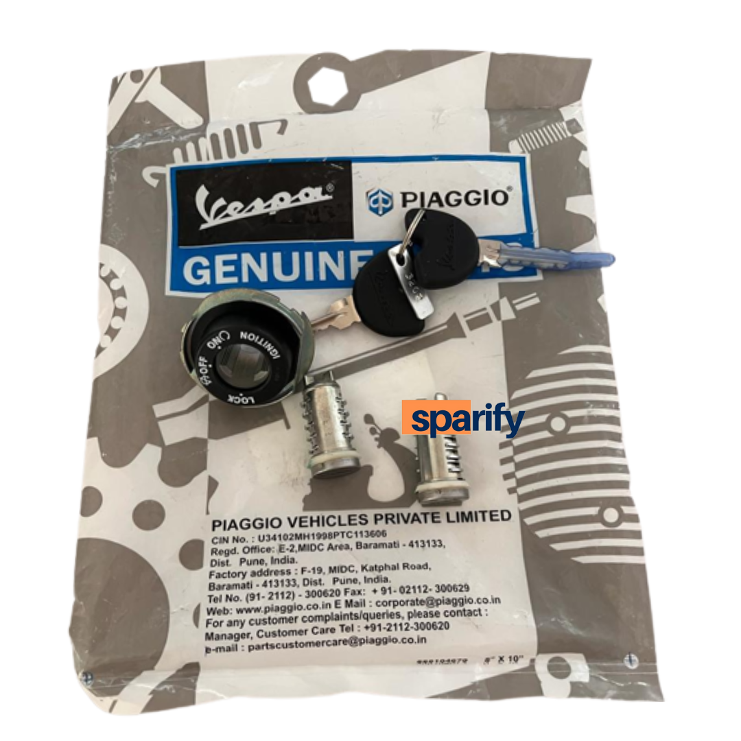 Vespa lock set with lock body &keys – Moto Modz