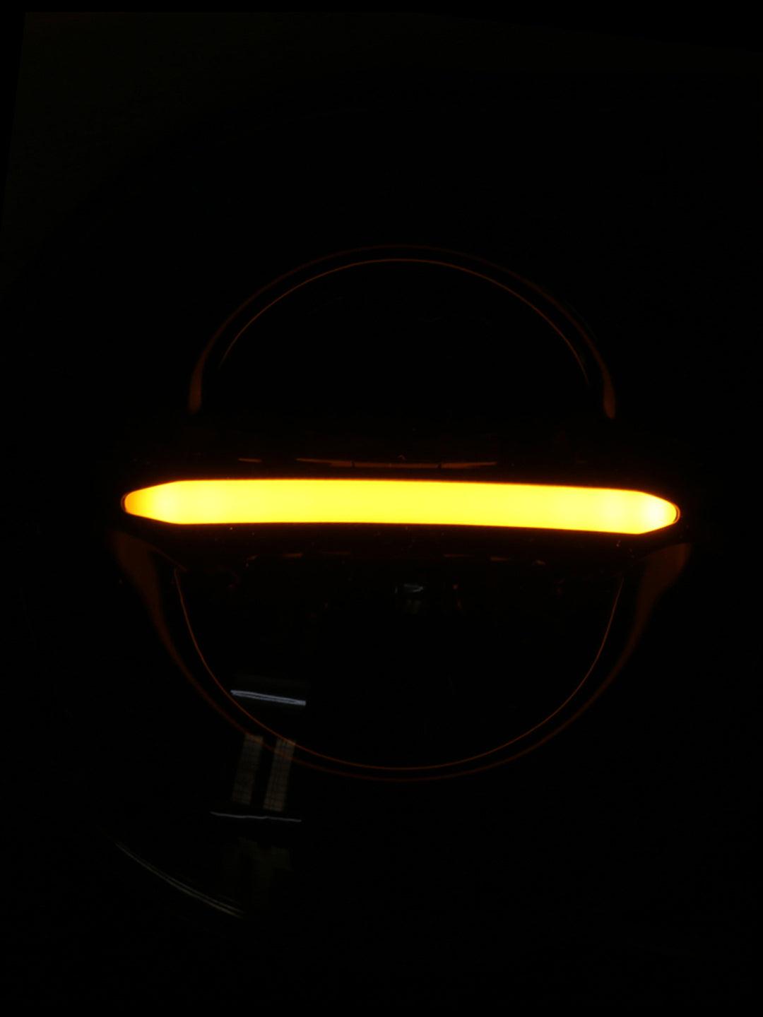 RE Bullet Exclusive 7Inch Thunder LED Headlight From Moto Modz.