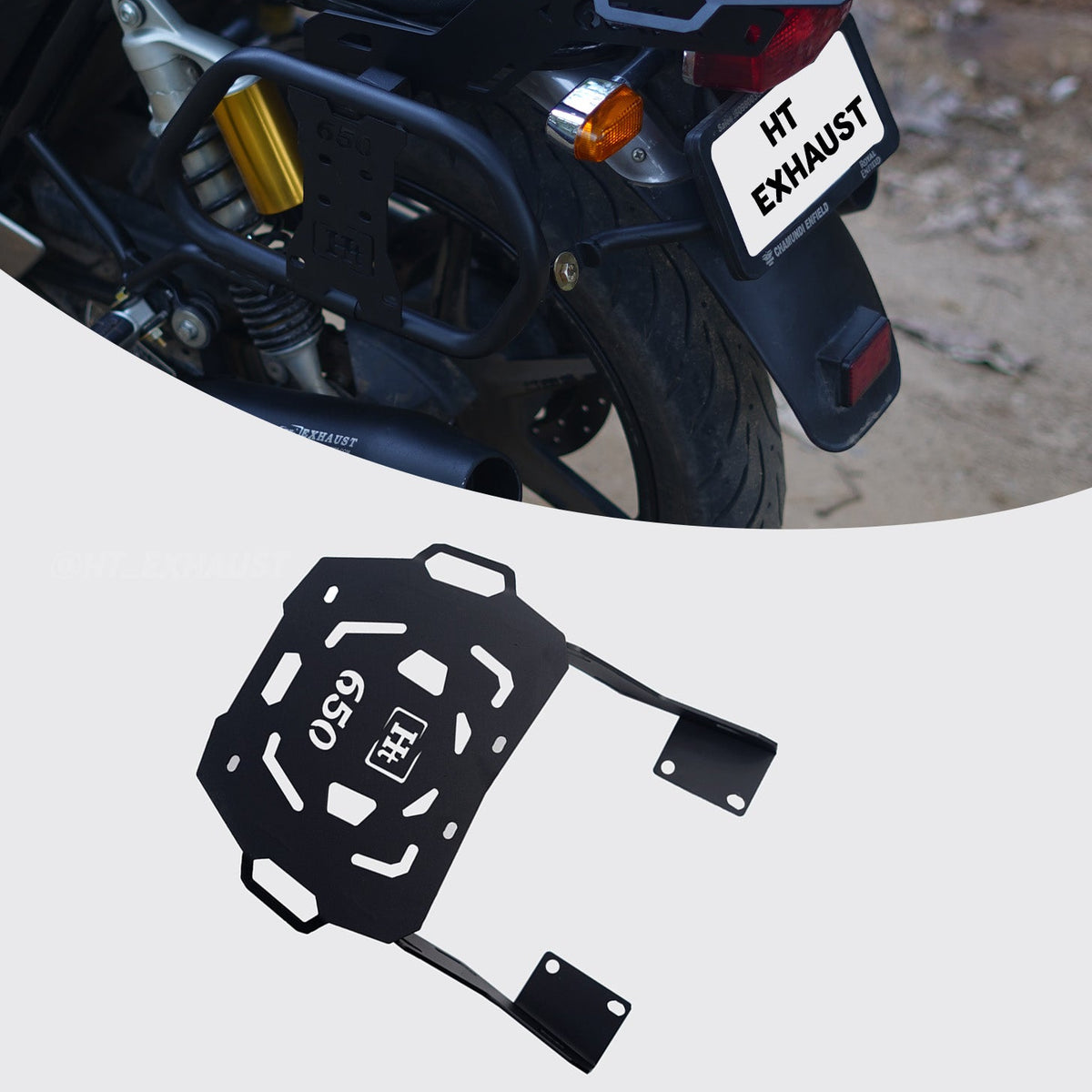 INTERCEPTOR 650 / GT 650 TOP RACK WITH SADDLE STAY - SB 979 – Moto Modz