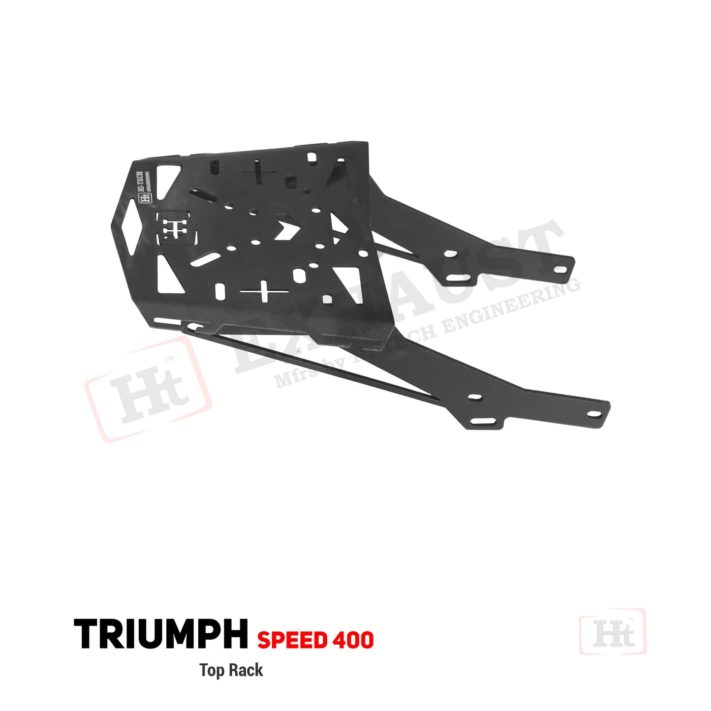 Triumph Speed 400 Top Rack (Black Matt) – SB 831 / HT EXHAUST From Moto ...