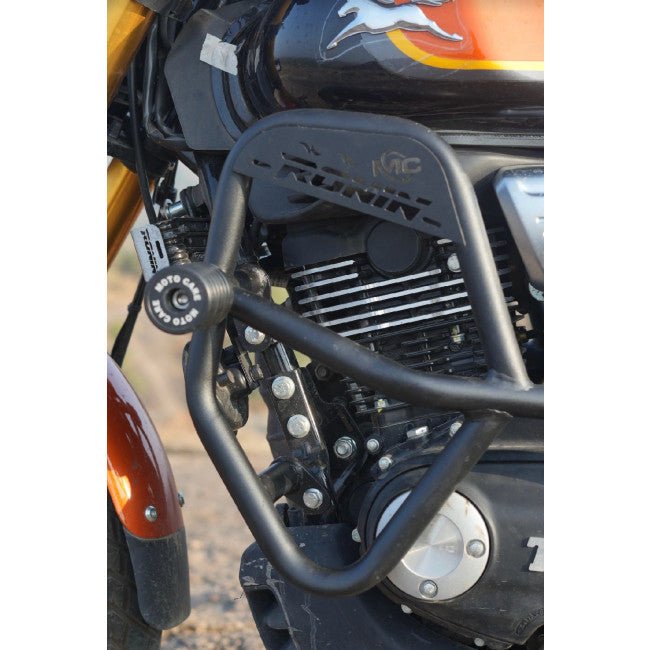 TVS Ronin - Motocare Crash Guard with Dual sliders From Moto Modz.