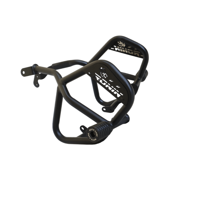 TVS Ronin - Motocare Crash Guard with Dual sliders From Moto Modz.