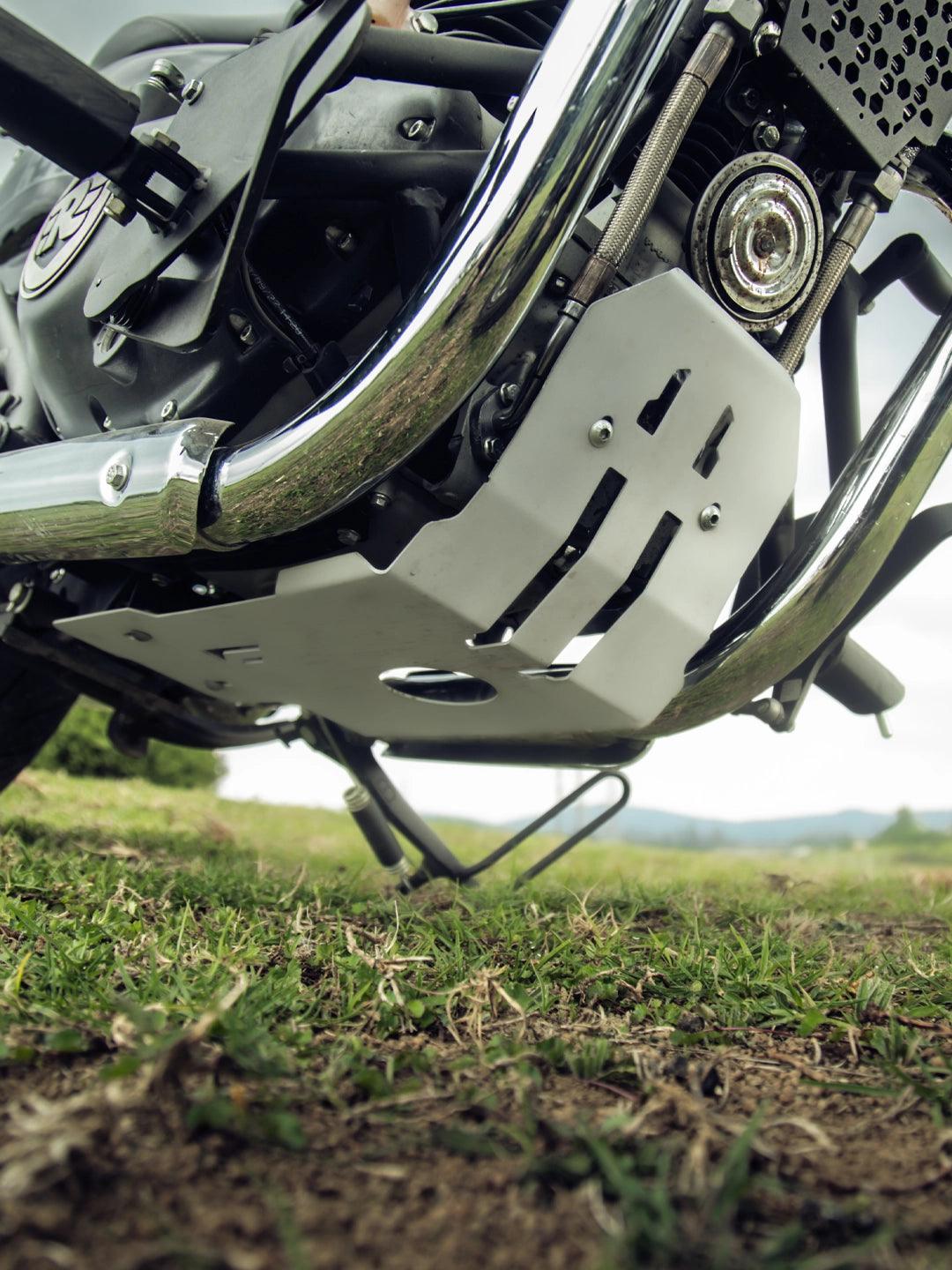 LCB Super Meteor 650 Combat Bash Plate From Moto Modz.